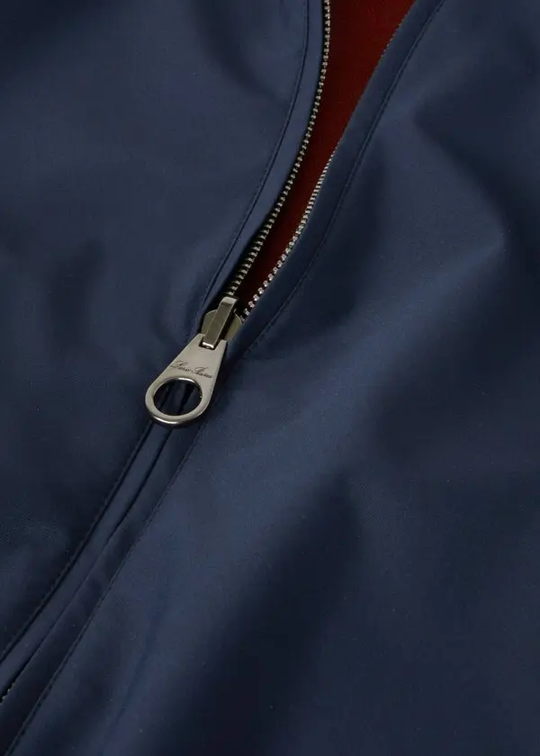 Loro Piana Windmate Bomber Jacket - Blue Navy