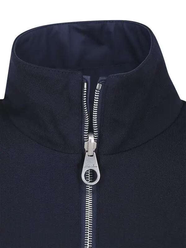 Loro Piana Windmate Bomber Jacket - Blue Navy