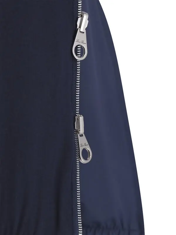 Loro Piana Windmate Bomber Jacket - Blue Navy