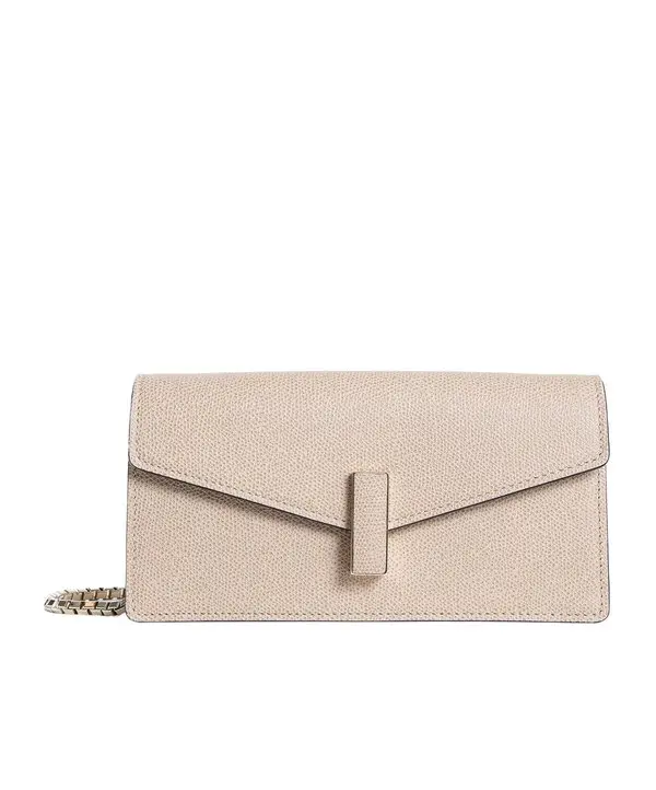 VALEXTRA Iside Envelope Clutch Bag - Beige