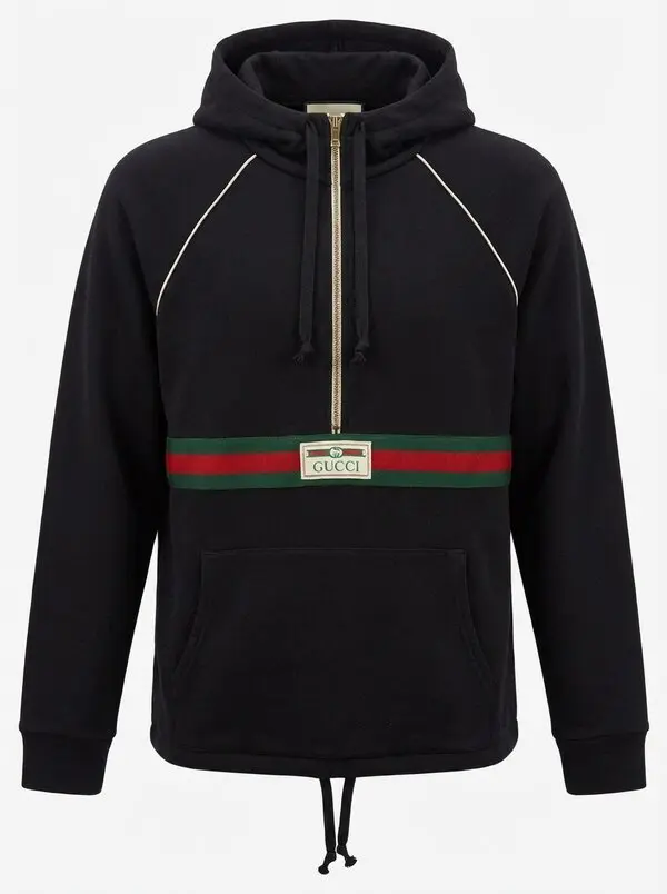 Gucci Cotton Jersey Sweatshirt With Web