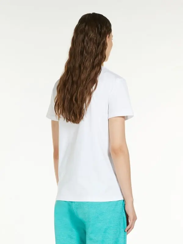 Max Mara Graphic Print Cotton T-shirt