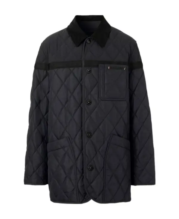 Burberry Diamond Quilted Cotton Jacket