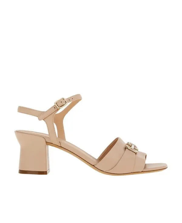 FERRAGAMO Logo Embellished High-heeled Sandals
