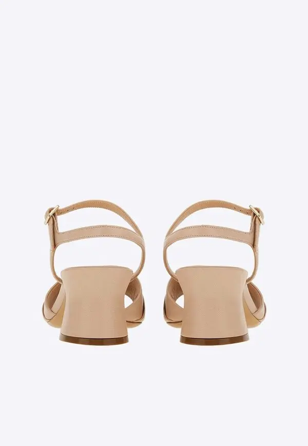 FERRAGAMO Logo Embellished High-heeled Sandals