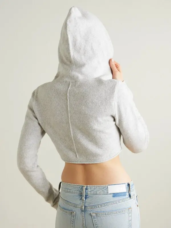 RE/DONE X Pamela Anderson Cropped Hoodie