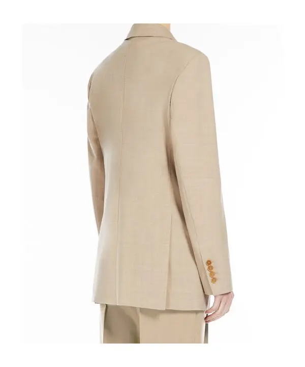 Max Mara Double-breasted Long-sleeved Jacket