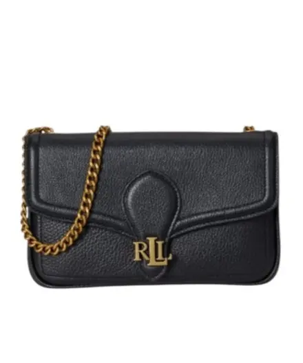 Ralph Lauren Flap Shoulder Bag - Black