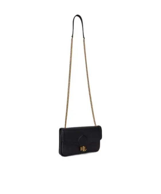 Ralph Lauren Flap Shoulder Bag With Chain Strap