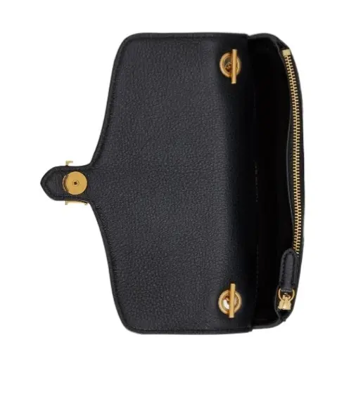 Ralph Lauren Flap Shoulder Bag With Chain Strap