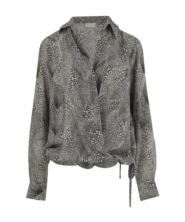 Dries Van Noten Printed Long Sleeve Shirt