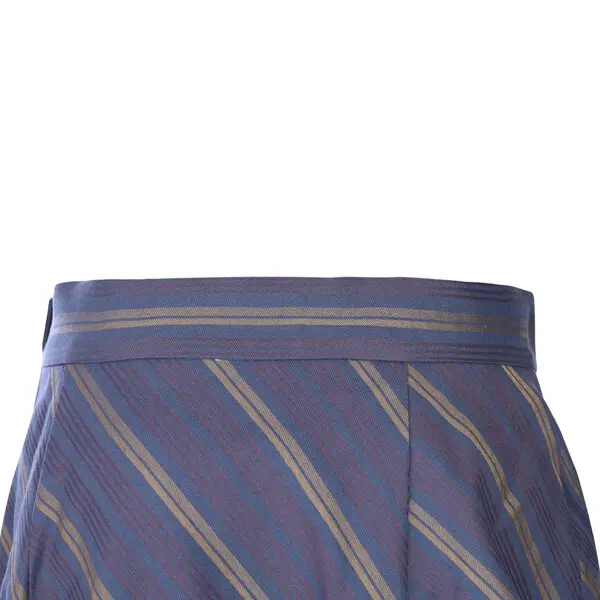 VIVIENNE WESTWOOD Striped Pleated Skirt