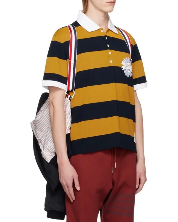 Thom Browne 4-bar Stripe Bomber Jacket - Navy Blue
