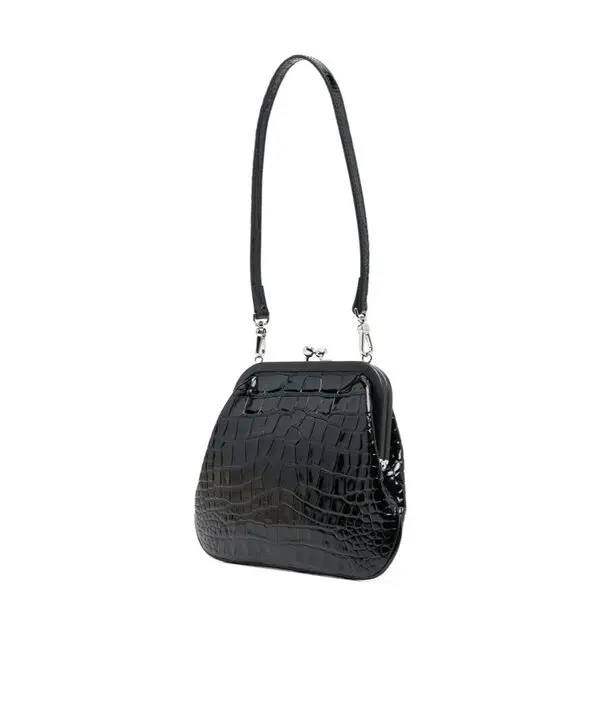 VIVIENNE WESTWOOD Ball Clasp Clutch Bag - Black