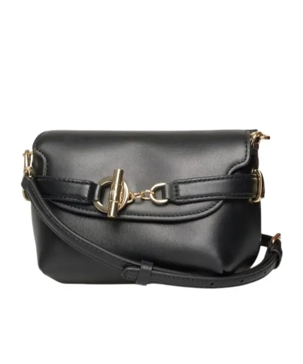 Ralph Lauren Flap Shoulder Bag - Black