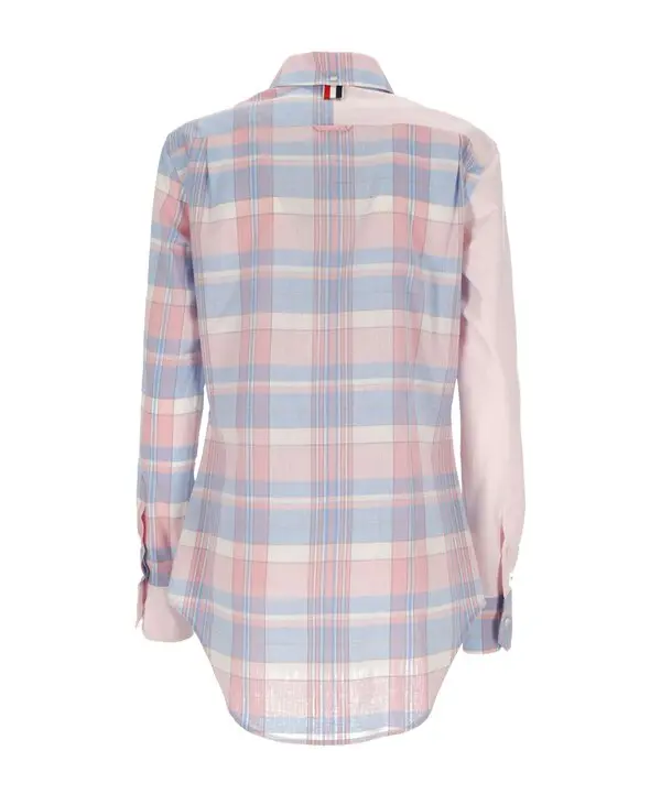 Thom Browne Checked Long-sleeved Shirt