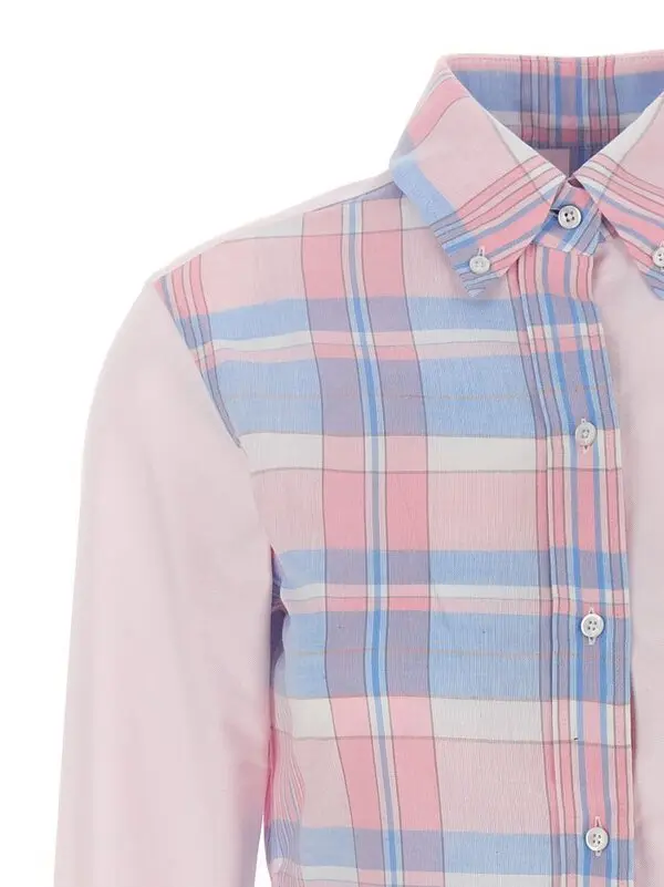 Thom Browne Checked Long-sleeved Shirt