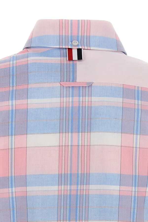 Thom Browne Checked Long-sleeved Shirt
