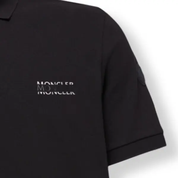 Moncler Logo Patch Short-sleeved Polo Shirt