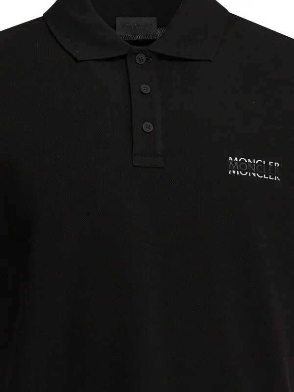 Moncler Logo Patch Short-sleeved Polo Shirt