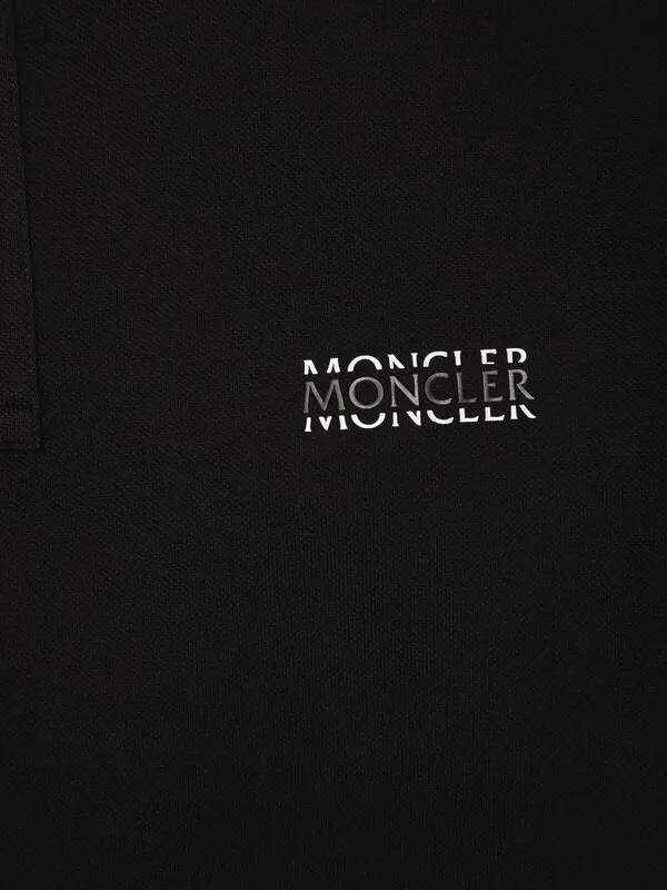 Moncler Logo Patch Short-sleeved Polo Shirt