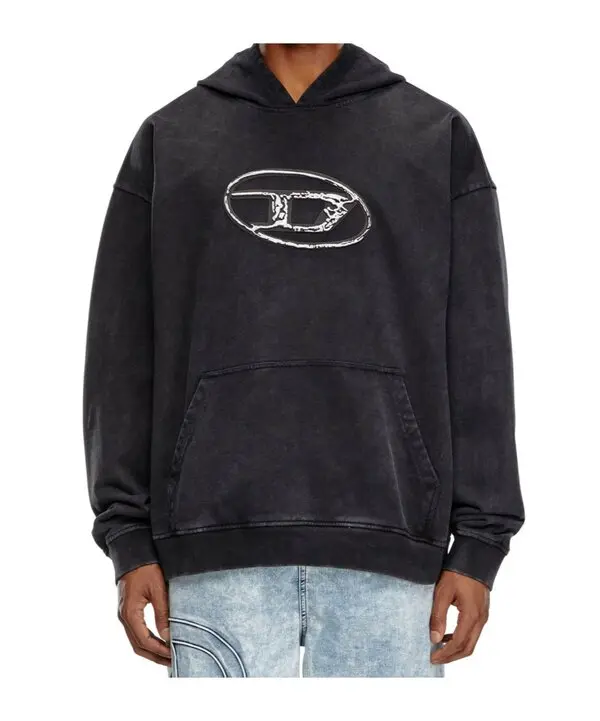 DIESEL® S-boxt-hood-q7 Multi-layered Hoodie