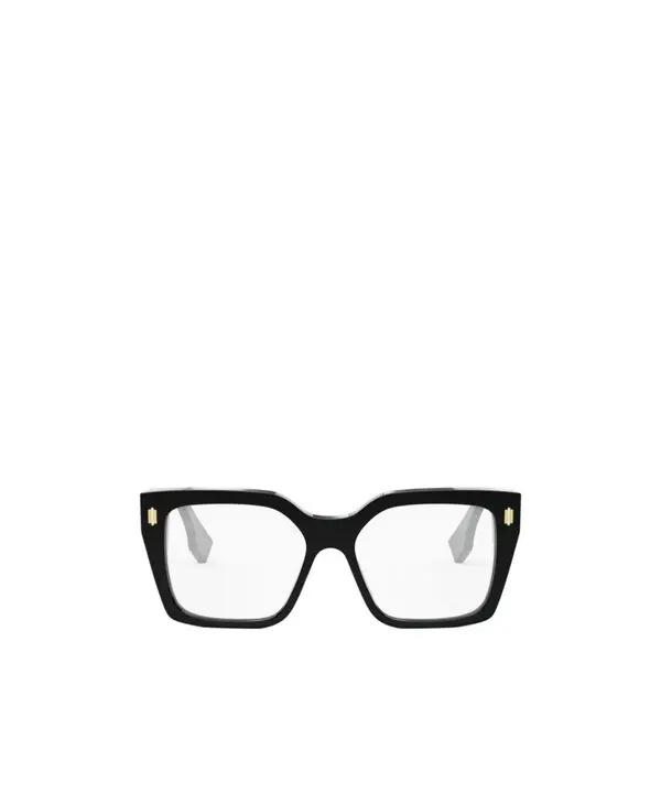 Fendi Square Frame Eyeglasses - Black