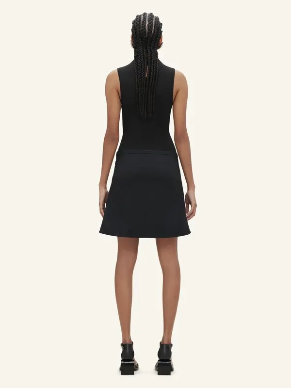 COURREGES Sleeveless High Neck Bodysuit