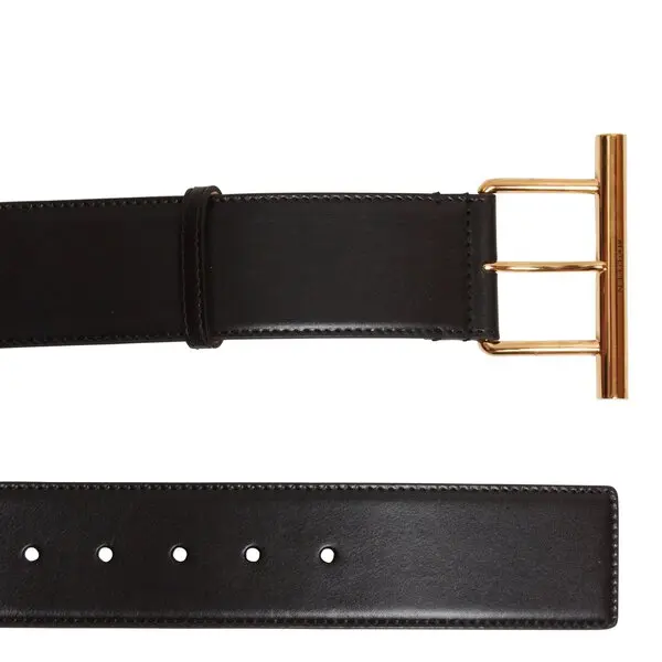 Alexander McQueen Buckle Belt - Black
