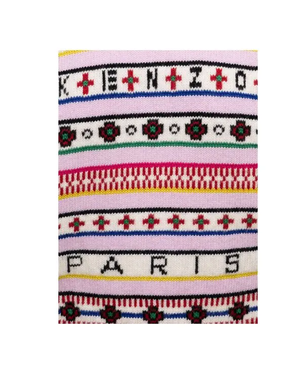 Kenzo Fair Isle Jacquard Knit Jumper - Multicolor