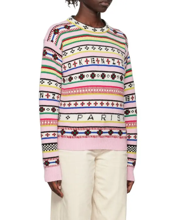 Kenzo Fair Isle Jacquard Knit Jumper - Multicolor