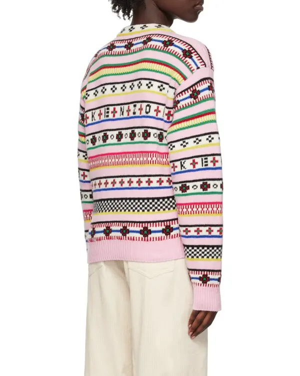 Kenzo Fair Isle Jacquard Knit Jumper - Multicolor