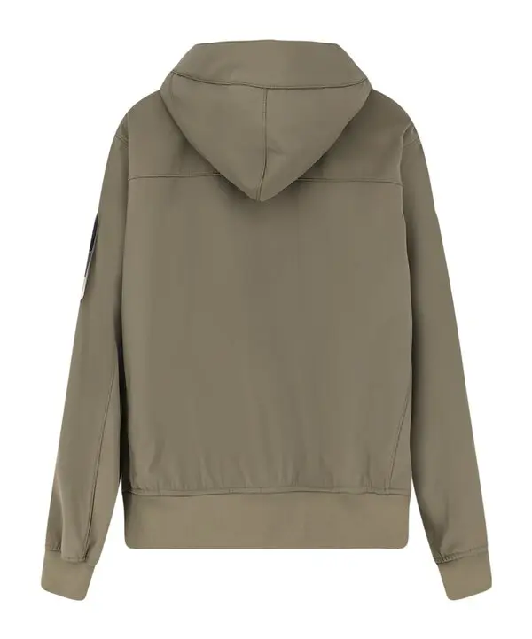 Stone Island Logo Patch Hooded Jacket