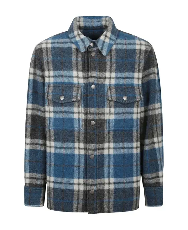 Alanui Checkered Button-up Shirt