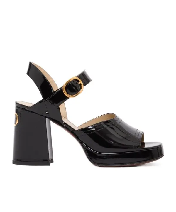 Valentino Garavani Fawcette Vlogo Signature Sandals - Black