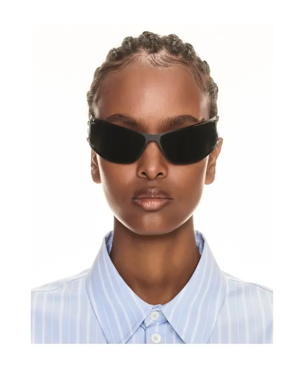 Off-White Luna Wraparound Frame Sunglasses