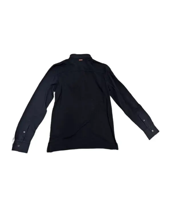 Zegna Stripe-detailed Long Sleeved Polo Shirt
