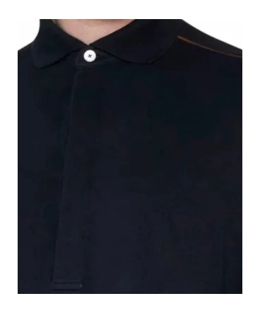 Zegna Stripe-detailed Long Sleeved Polo Shirt - No