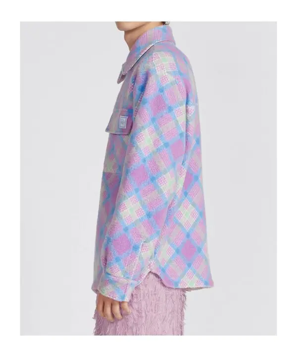 Dior By Erl Long-sleeved Trucker Sweatshirt, Relaxed Fit