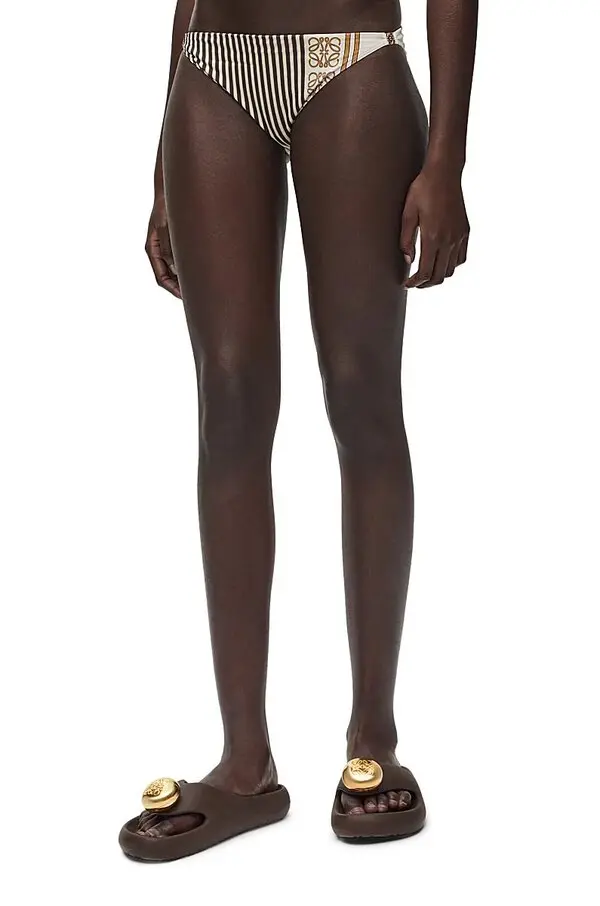 Loewe Bikini Bottoms In Technical Jersey - Black