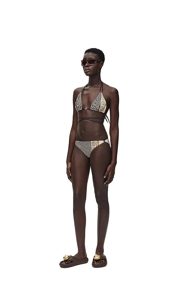 Loewe Bikini Bottoms In Technical Jersey - Black