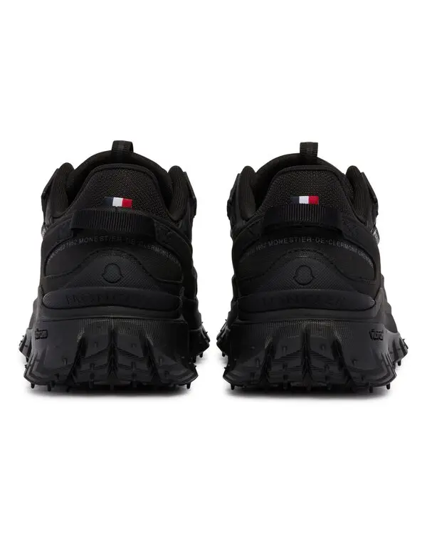 Moncler Lace-up Platform Sneakers - Black