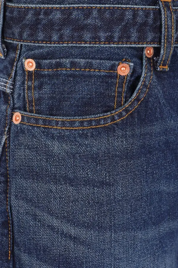 Sacai Belted Cropped Wide-leg Denim Shorts - Blue