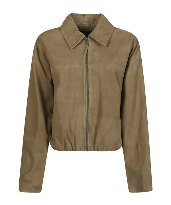 ARMA Loua Leather Zip-up Jacket - No