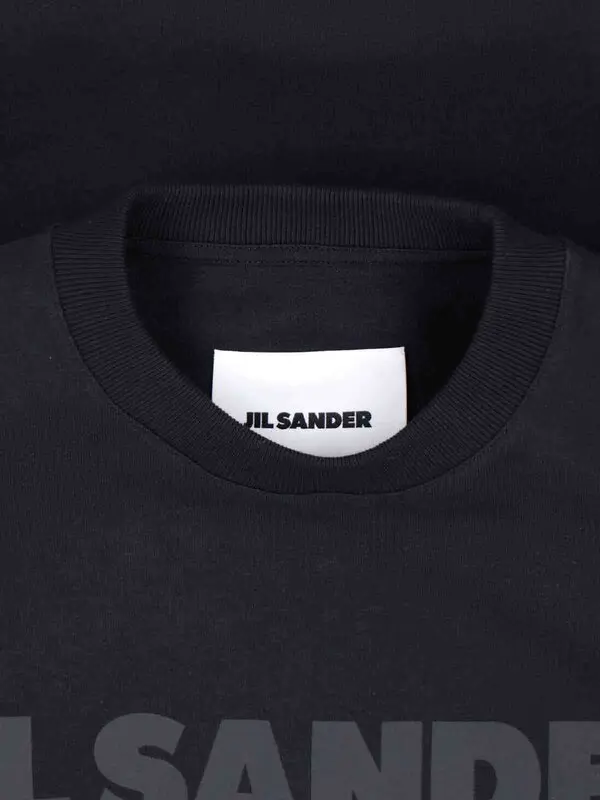 JIL SANDER Logo Print Long Sleeve T-shirt - No