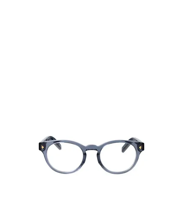 Prada Round Frame Eyeglasses - Gray