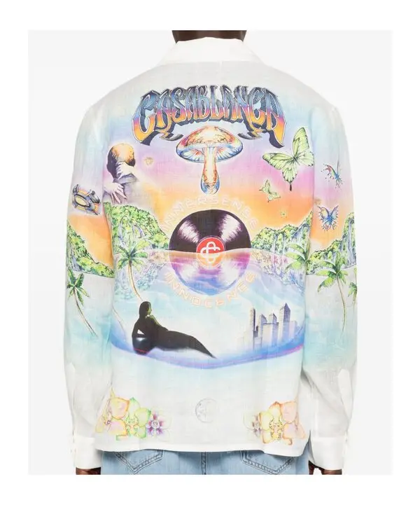 Casablanca Graphic-print Buttoned Shirt