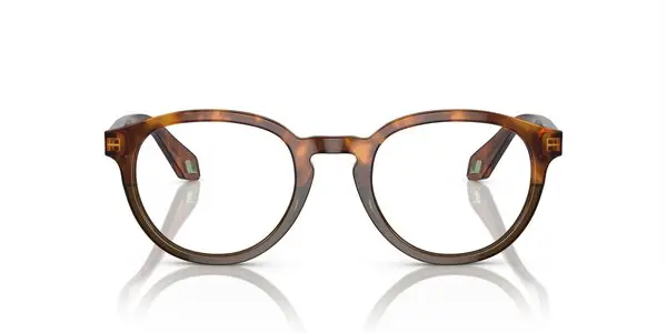 Giorgio Armani Round Frame Glasses - White