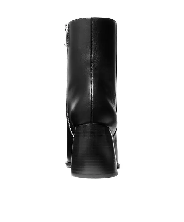 Michael Kors Maude Square Toe Zip Up Heeled Boots