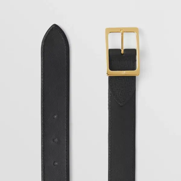 Burberry Double-sided Checked Belt With Buckle